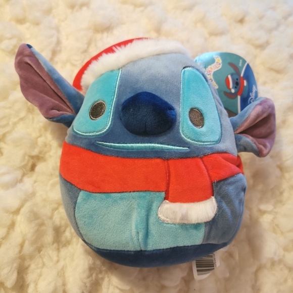 Squishmallows | Toys | Santa Hat Holiday Stitch Squishmallow Plush ...